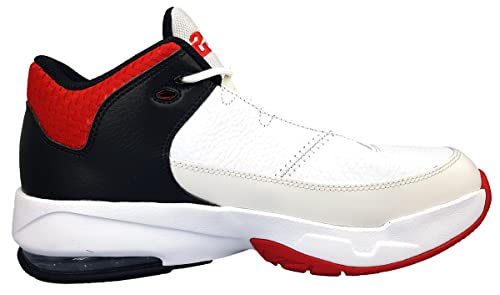 NIKE Men's Sneakers Gymnastics Shoes, White University Red Black, 10.5 AU