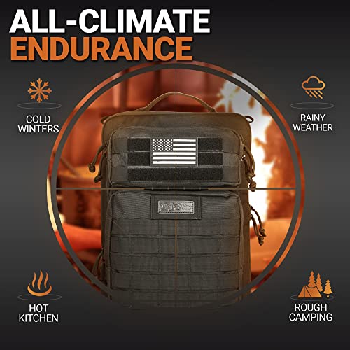 Chef Knife Bag Tactical Sling Bag | Knife Carrying Case with 30+ Pockets for Knives and Culinary Tools | Knife Organizer Bag for Chefs & Culinary Students | Knives & Tools Not Included