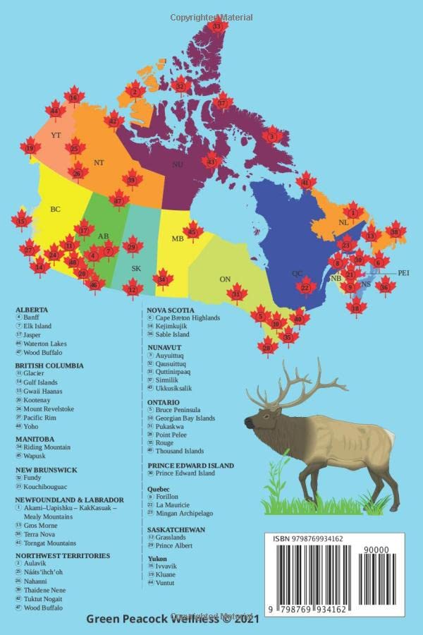 National Parks Bucket List Guide & Journal: The Complete Guide To All Canada National Parks & Reserves | Plan Outdoor Adventures In Canada's Wilderness