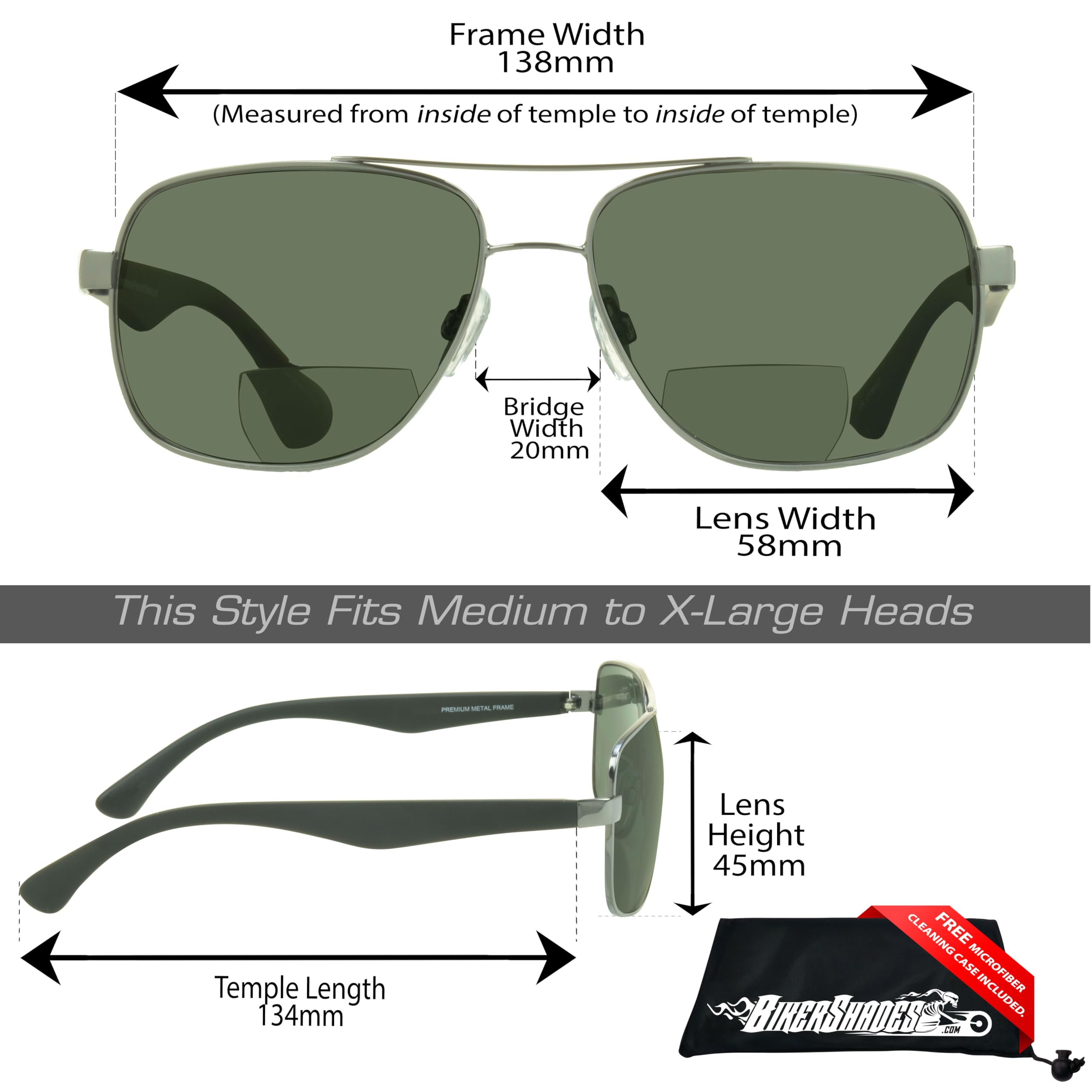 proSPORT Polarized Bifocal Reading Sunglasses for Men and Women. Near invisible line Reader Sunglasses. For Outdoor Reading, Driving and Sports