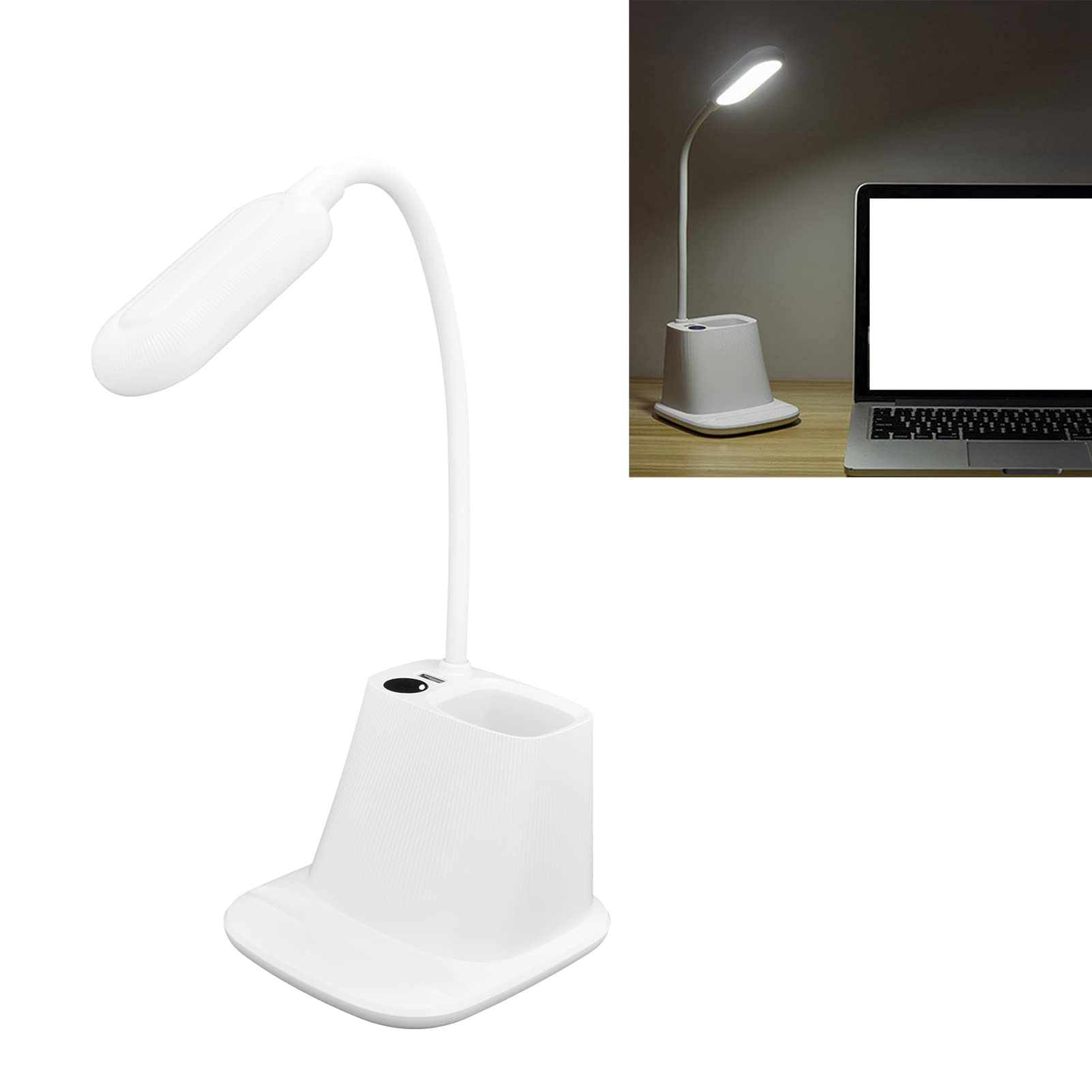 01 02 015 Foldable Desk Lamp, Multi-Purpose LED Display Table Light Digital Display for Study for Reding for Desktop for Living Room for Bedroom