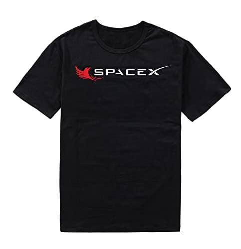 Elon Musk Space X Shirt – Space X Black T-Shirt for Men and Women (S)
