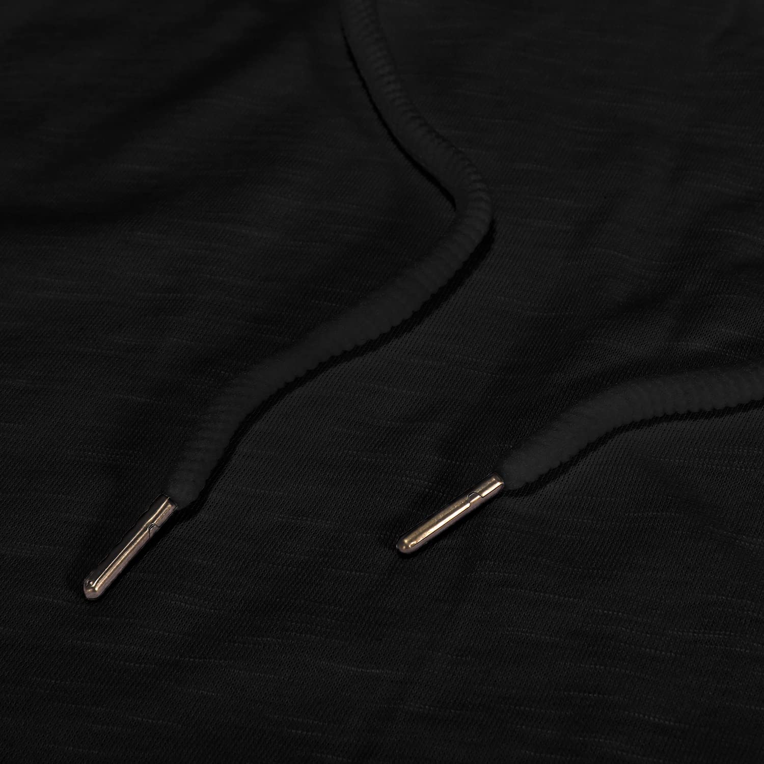 Mens Fashion Workout Hoodies Athletic Breathable lightweight Sports Sweatshirt Solid Color Soft Pullover A-black