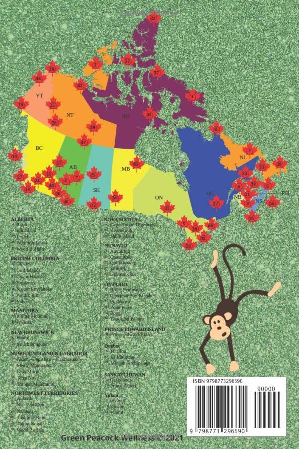 Canada National Parks Log Book - Kids Edition: Pocket Size Journal For Kids To Record Parks Visits | Canada Passport & Stamp Book | Inclusive Of 8 Must See Attractions For Each Park