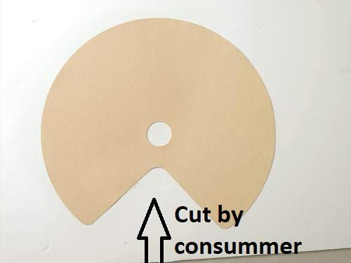 ONe Round Liner Mat for Full Circle Corner Lazy Susans - WLS-MAT Choose Diameter and Material, ONE-Cork or Vynil, Trimable