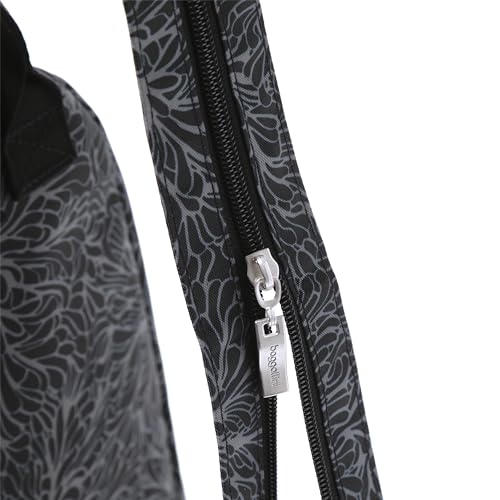 Baggallini Naples Convertible Small Daypack Sling Crossbody, Midnight Blossom