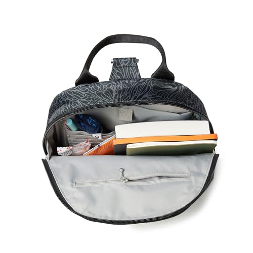 Baggallini Naples Convertible Small Daypack Sling Crossbody, Midnight Blossom