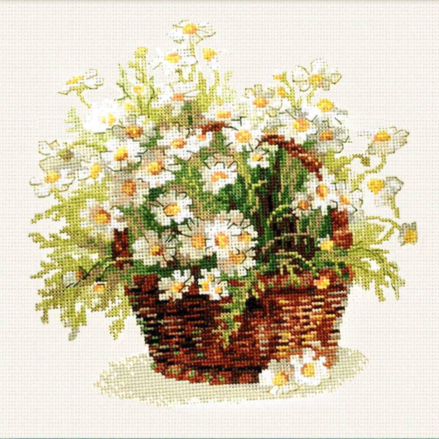 Aida Cloth 14 Count Cross Stitch Fabric,19×28inch (14CT, Off White)