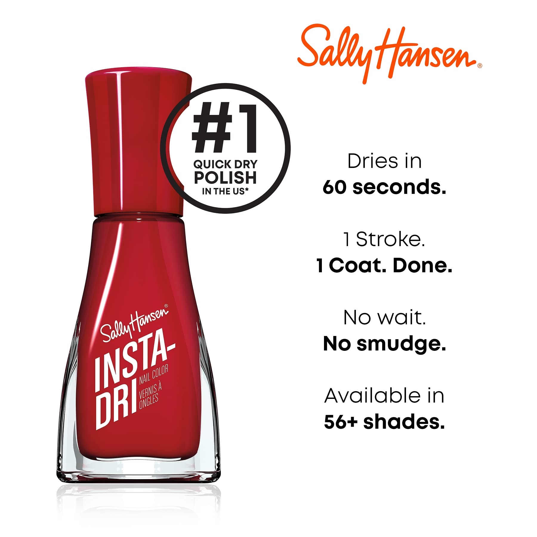 Sally Hansen Insta-Dri Nail Polish, City Chic Collection, Sprinkle, 0.31 Fl Oz