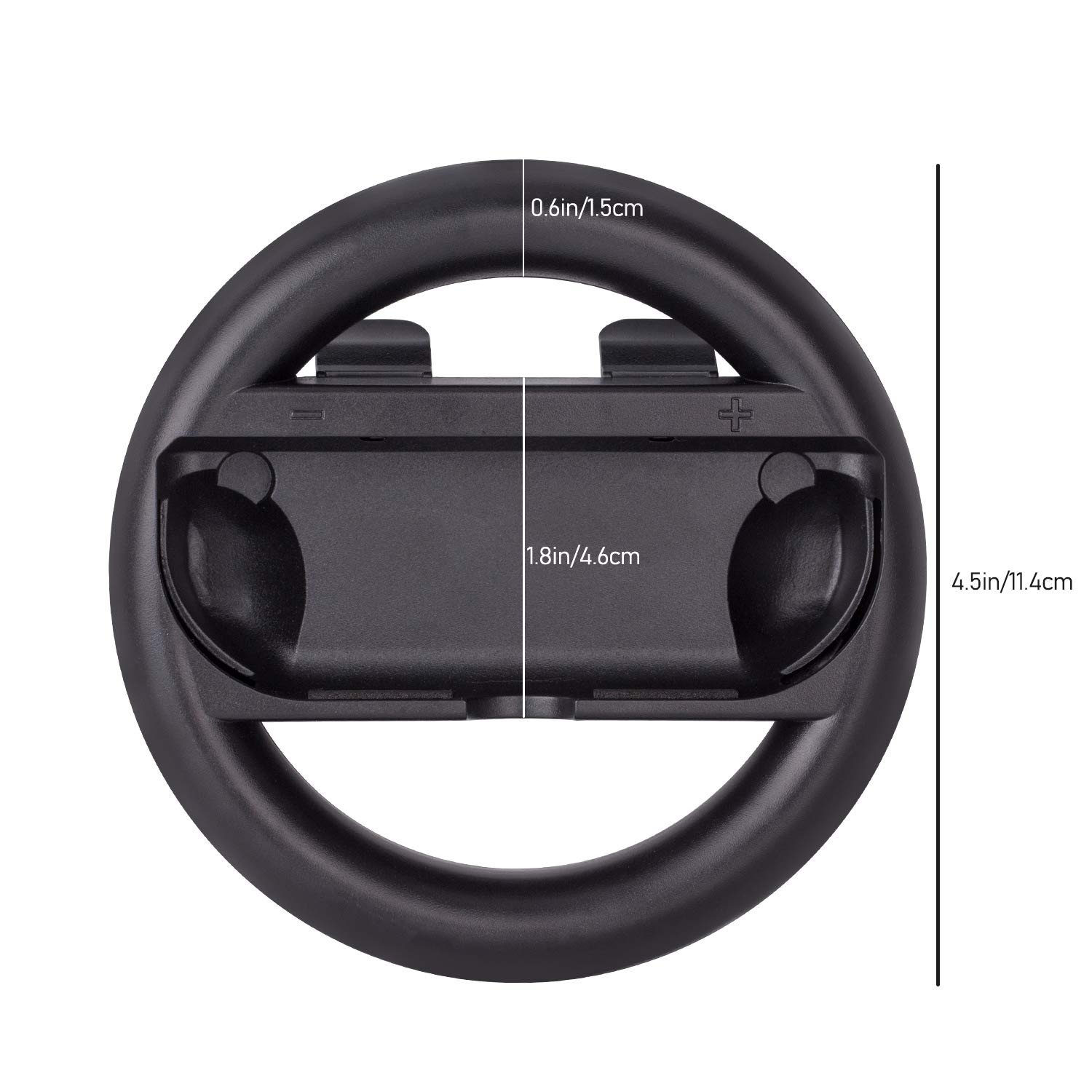 Racing Games Steering Wheel Grip Suitable, Joy-Con Steering Wheel, Red and Blue Game Wheels(Adult Version)
