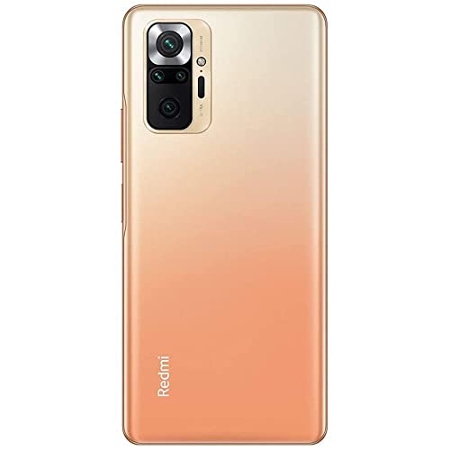 Xiaomi Redmi Note 10 Pro (128GB, 6GB) 6.67" Snapdragon 732G 5020mAh Battery Dual SIM GSM Unlocked Global 4G LTE (T-Mobile, Metro, Global) International Model (Fast Car Charger Bundle, Gradient Bronze)