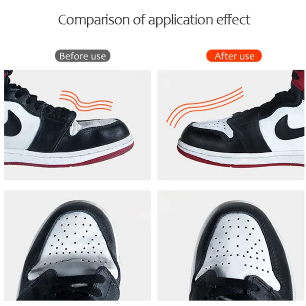 TooTwo 2 Pairs Shoe Crease Protectors for Jordan 1 and Air Force 1, Shoe Crease Guard Protector S (US Size 5''-8.5'')