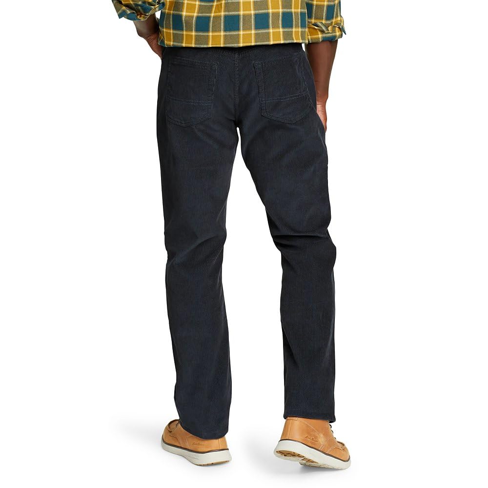 Eddie Bauer Men's Corduroy 5-Pocket Pants, Storm, 36W x 34L