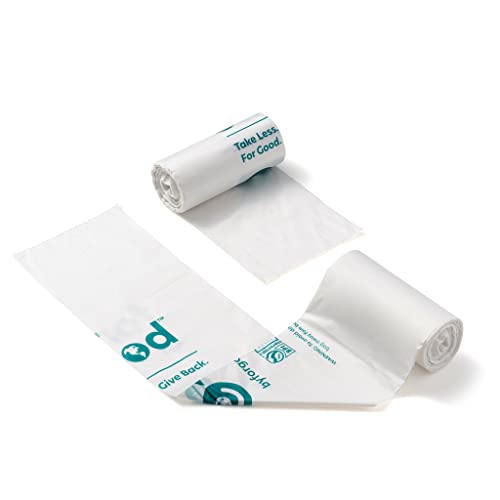 for: good Compostable 3 Gallon Food Scrap Bags – Biodegradable Compost Bin Liner – Extra Strong, Tear and Leak Resistant Food Waste Bags, 25 Count, None