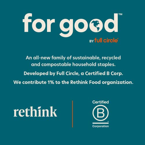 for: good Compostable 3 Gallon Food Scrap Bags – Biodegradable Compost Bin Liner – Extra Strong, Tear and Leak Resistant Food Waste Bags, 25 Count, None
