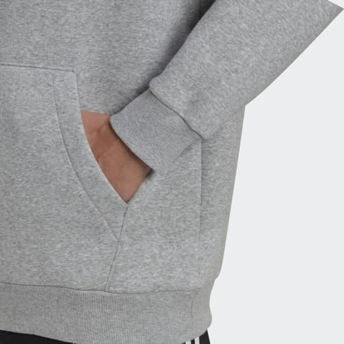 adidas Men's Essentials Camouflage Printed French Terry Hoodie, Medium Grey Heather, Small