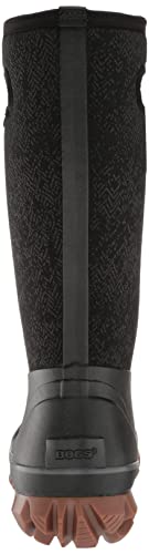 Bogs Womens Whiteout Boot Snow, Faded Print-Black, 10