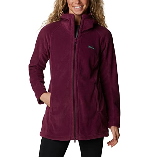 Columbia Women's Benton Springs II Long Hoodie, Marionberry, Large