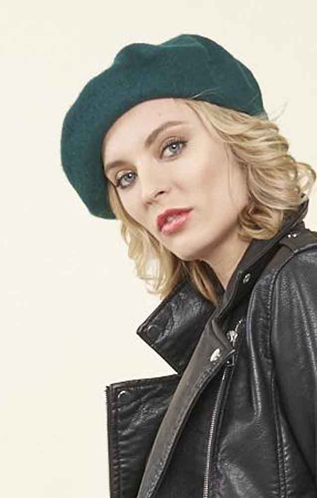 Parkhurst of Canada Classic Wool Basque Beret-Unisex (Tartan Green), One Size