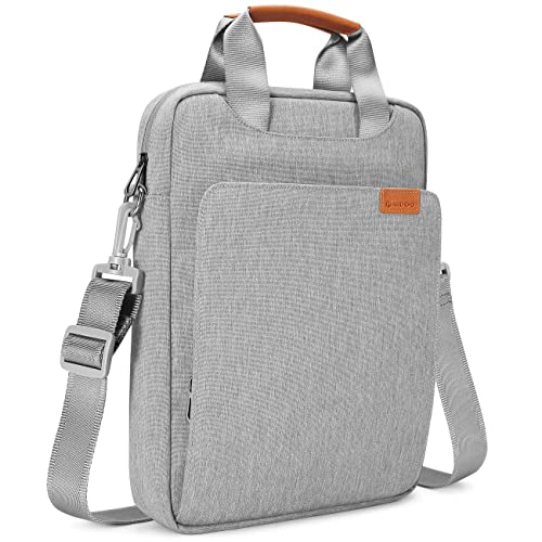 NIDOO Tablet Shoulder Bag for 10.2" iPad 9 / 10.5" 11" iPad Pro / 10.5" 10.9" iPad Air, Laptop Sleeve Messenger for 10.5" Surface Go 3 / 10.8" Surface 3 / 11.5" Tab P11 Pro, 10"-11" Tablet Carry Case