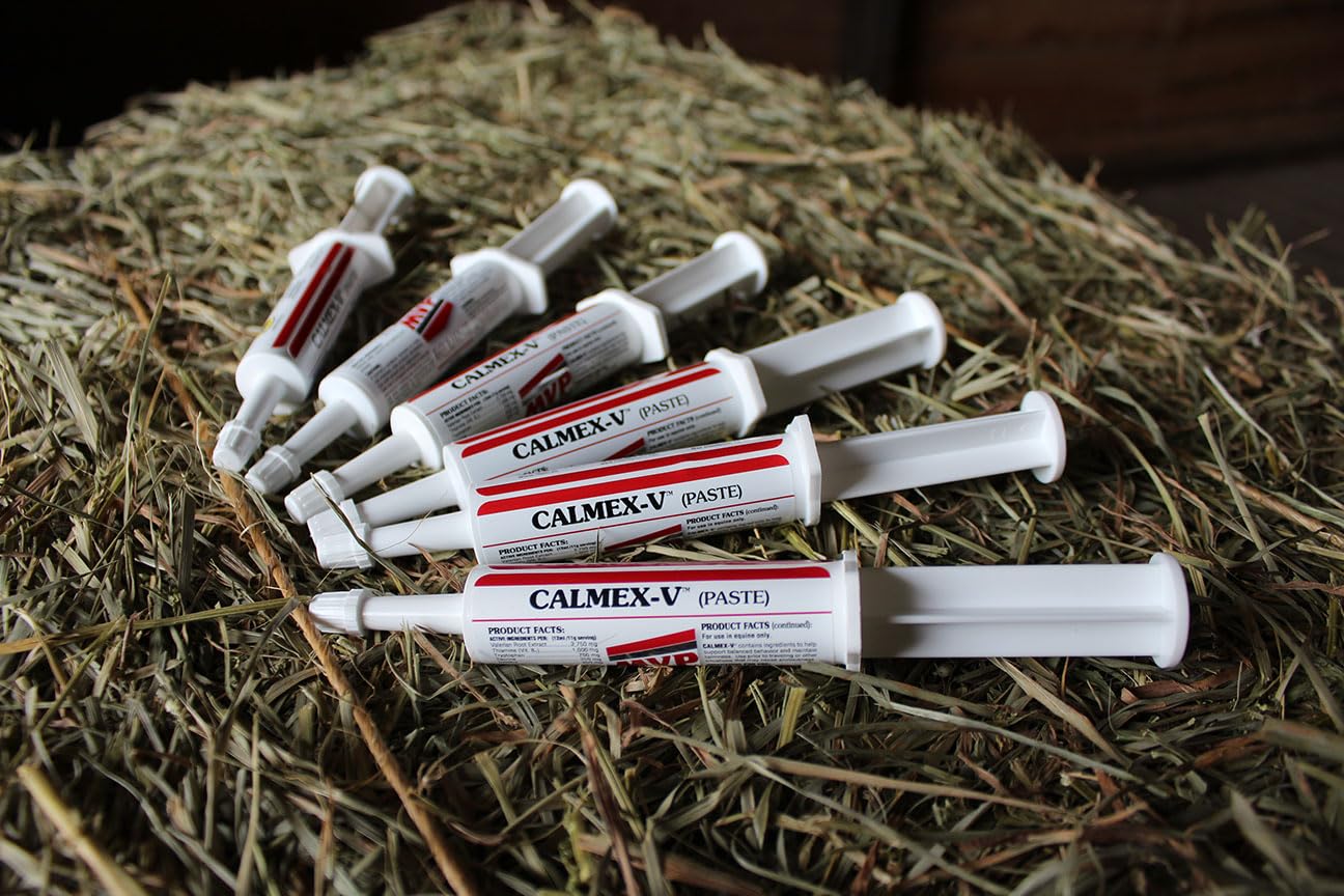 Calmex-V Paste (6-Pack) for Balanced Behavior in Horses.