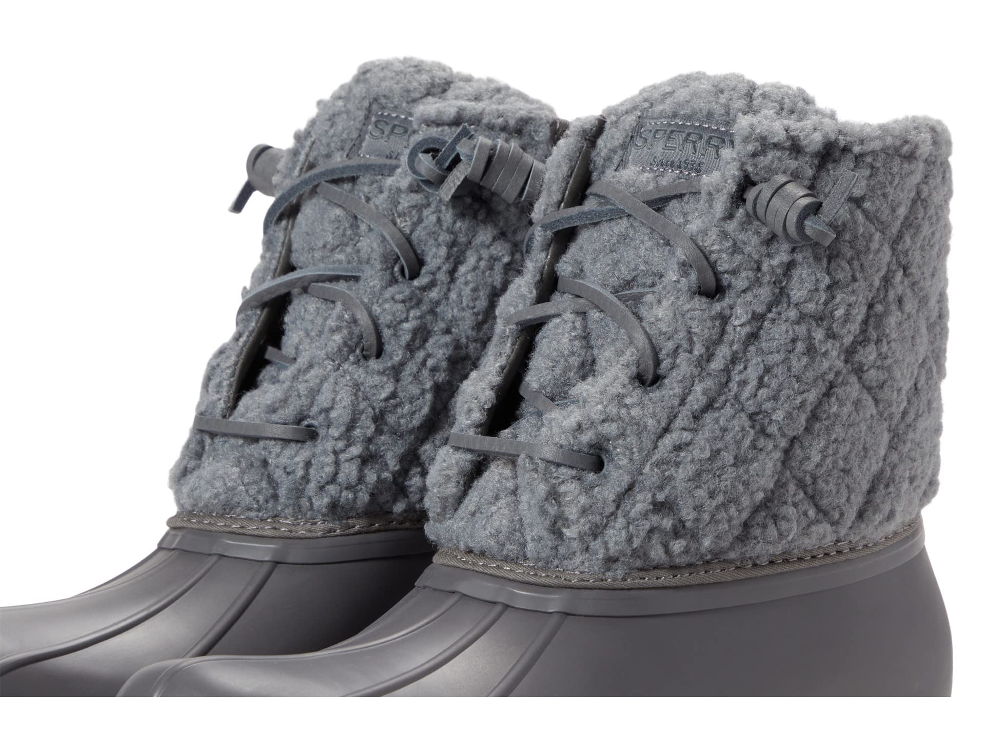 Sperry Women's Winter Boot, Grey/Coin, 10