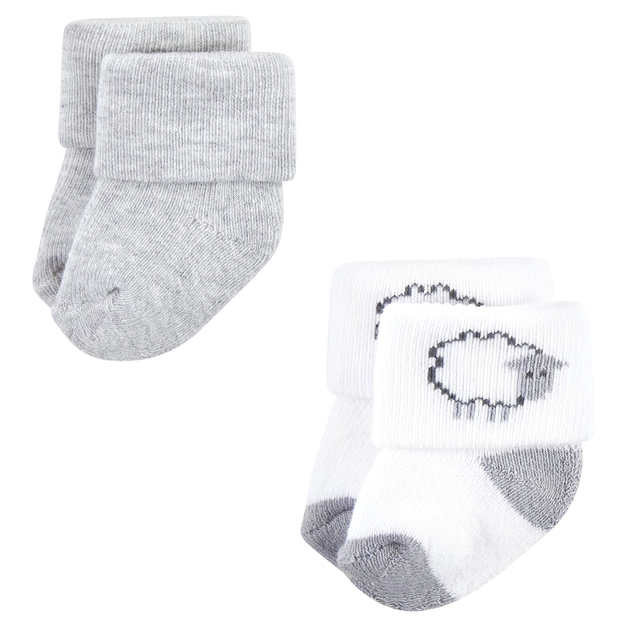 Hudson Baby baby girls Cotton Rich Newborn and Terry Socks, Farm, 0-6 Months US