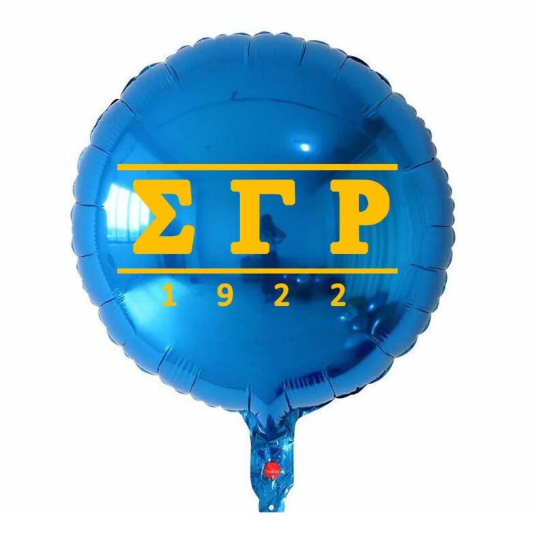 Sigma Gamma Rho, SGRho Mylar/Foil Balloons (10/pack), 2-sided graphics
