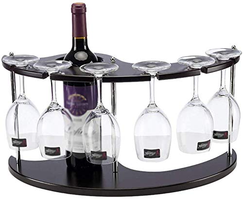 PIBM Stylish Simplicity Wine Racks Free Standing Wine Racks，Solid Wood Creative Wine Cabinet Decoration，Living Room Restaurant Kitchen Home Practical（50X20X21Cm）