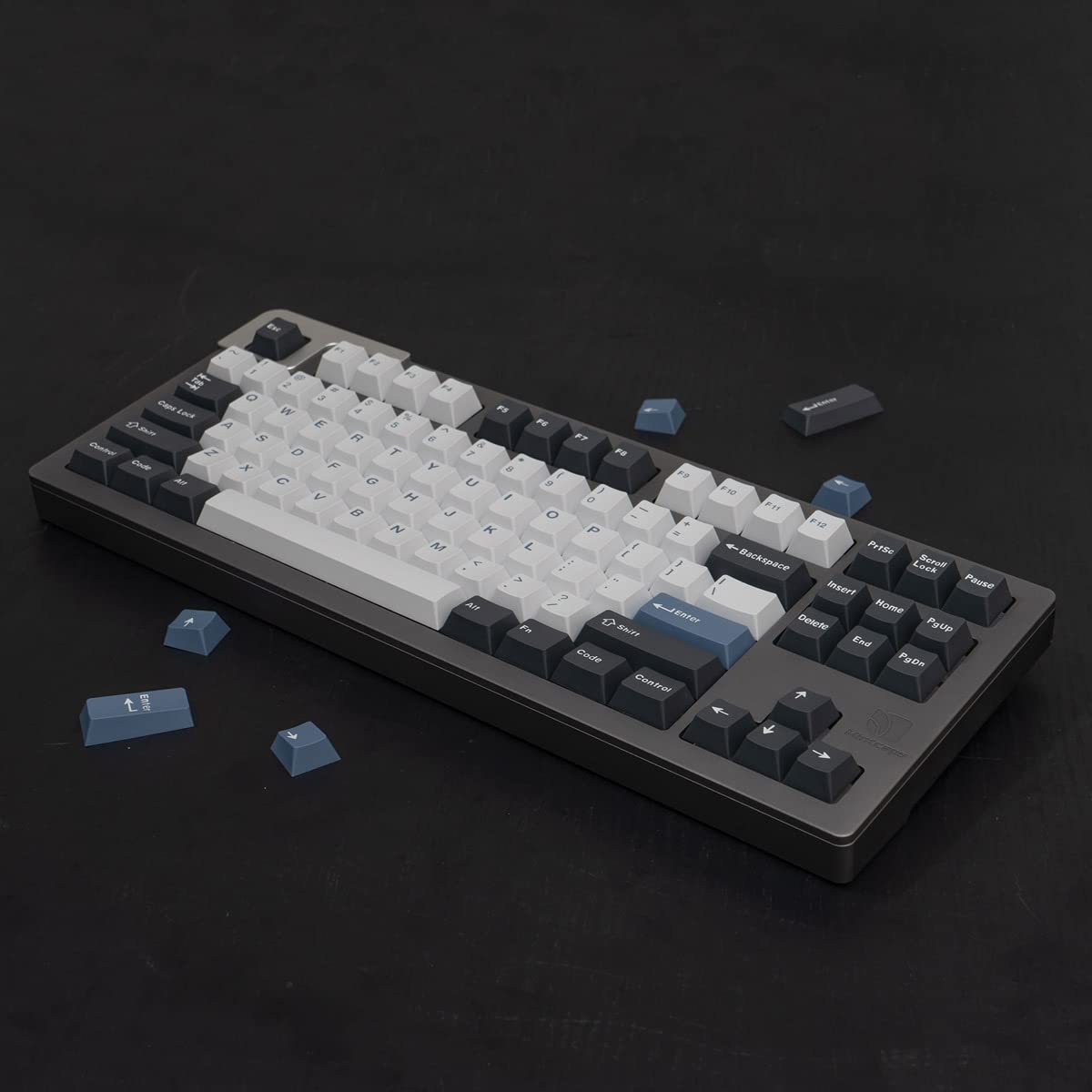 Sumgsn 172 Keys Double Shot Keycaps Cherry Profile Arctic Keycaps Set Compatible with 61/64/87/104/108 Cherry Mx Switches Mechanical Keyboard