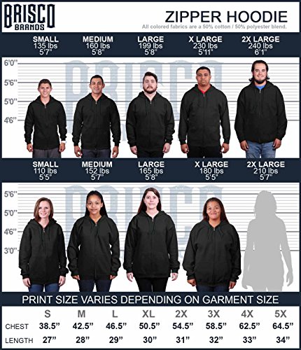 Brisco Brands Eeny Meeny Miny Moe Bloody Bat Zip Up Hoodie Mens Womens Black