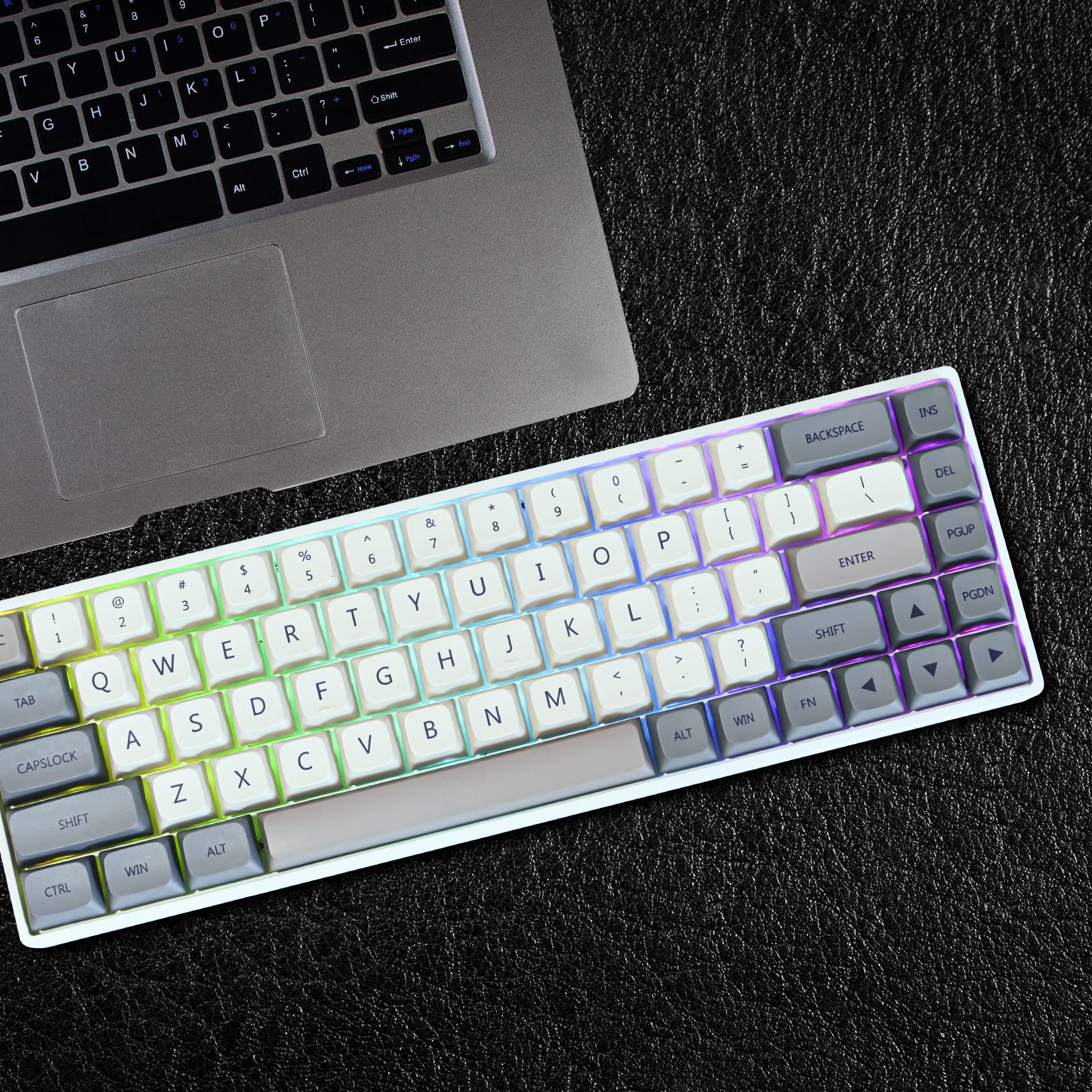 Guffercty kred XDA Profile Keycaps 137 PBT Key Retro Cap Cover Set Dye Sublimation for Cherry Mx Switch Mechanical Keyboard (XDA/Enlightenment)