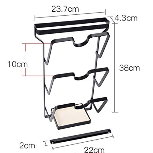 Pot Rack Punch-free Wall-mounted Kitchen Cutting Board Rack Cutting Board Rack Household Chopping Board Shelf Pot Lid Storage Rack