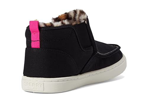 Sperry Salty Cozy MID Ankle Boot, Black, 2 US Unisex Big Kid