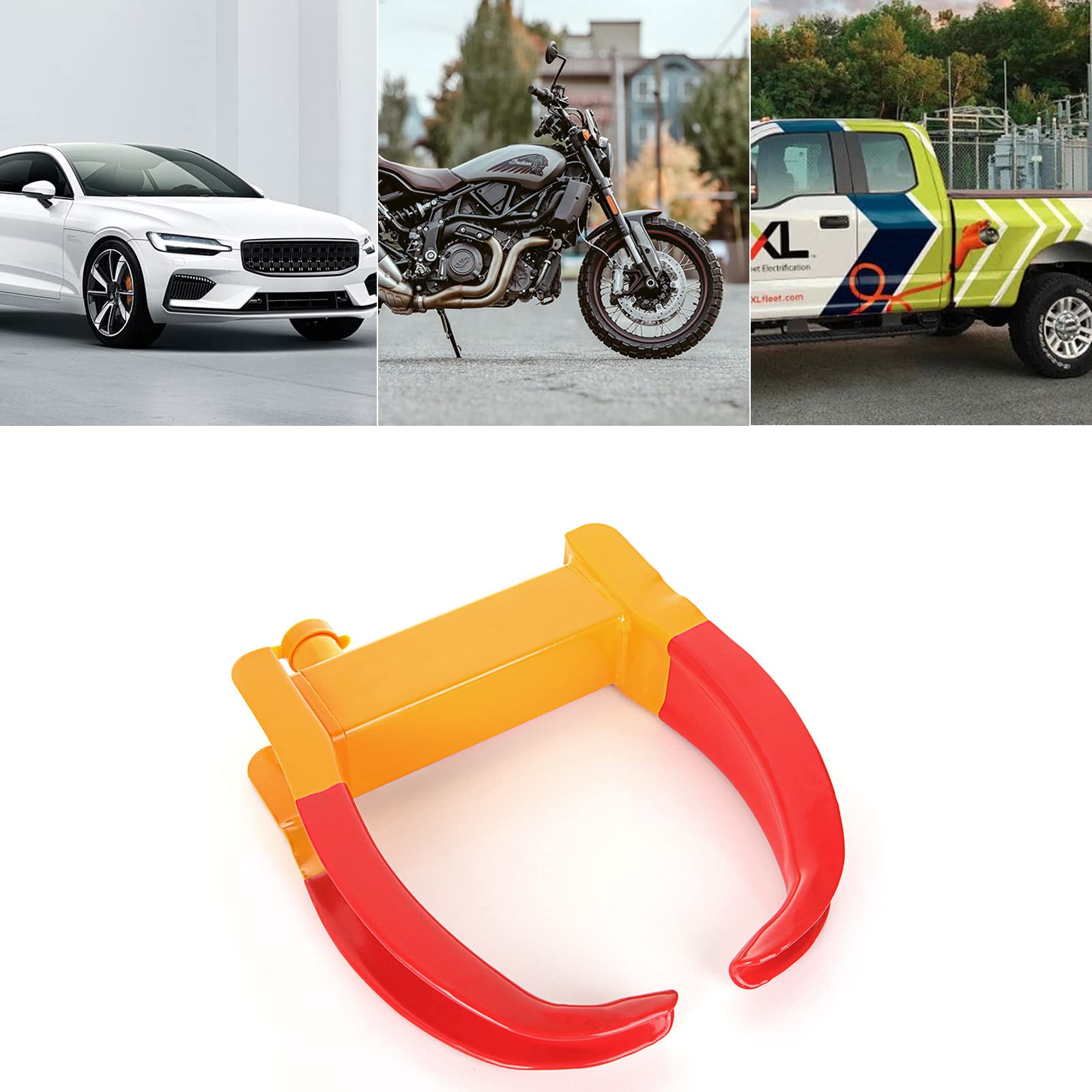FVIEXE Trailer Wheel Locks Tire Locks Anti Theft for Trailers Cars Tires Boot Lock Clamp