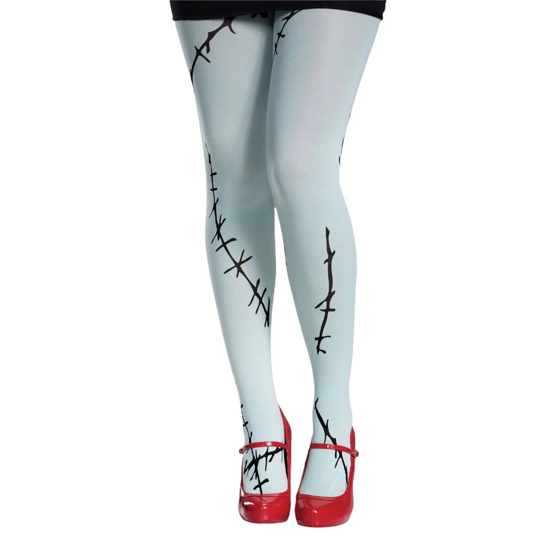Spirit Halloween Adult The Nightmare Before Christmas Costume Choose Sally Jack Skellington Oogie Boogie (Sally Stitched Tights, S/M)