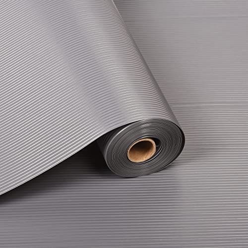 Shelf Liner, Non Adhesive Cabinet Liner, Double Sided Non-Slip Drawer Liner Cupboard Liner, Washable Refrigerator Mats for Pantry Cabinet, Kitchen Bathroom Shelve, Shoe Rack.(17.7 x 240 inch)