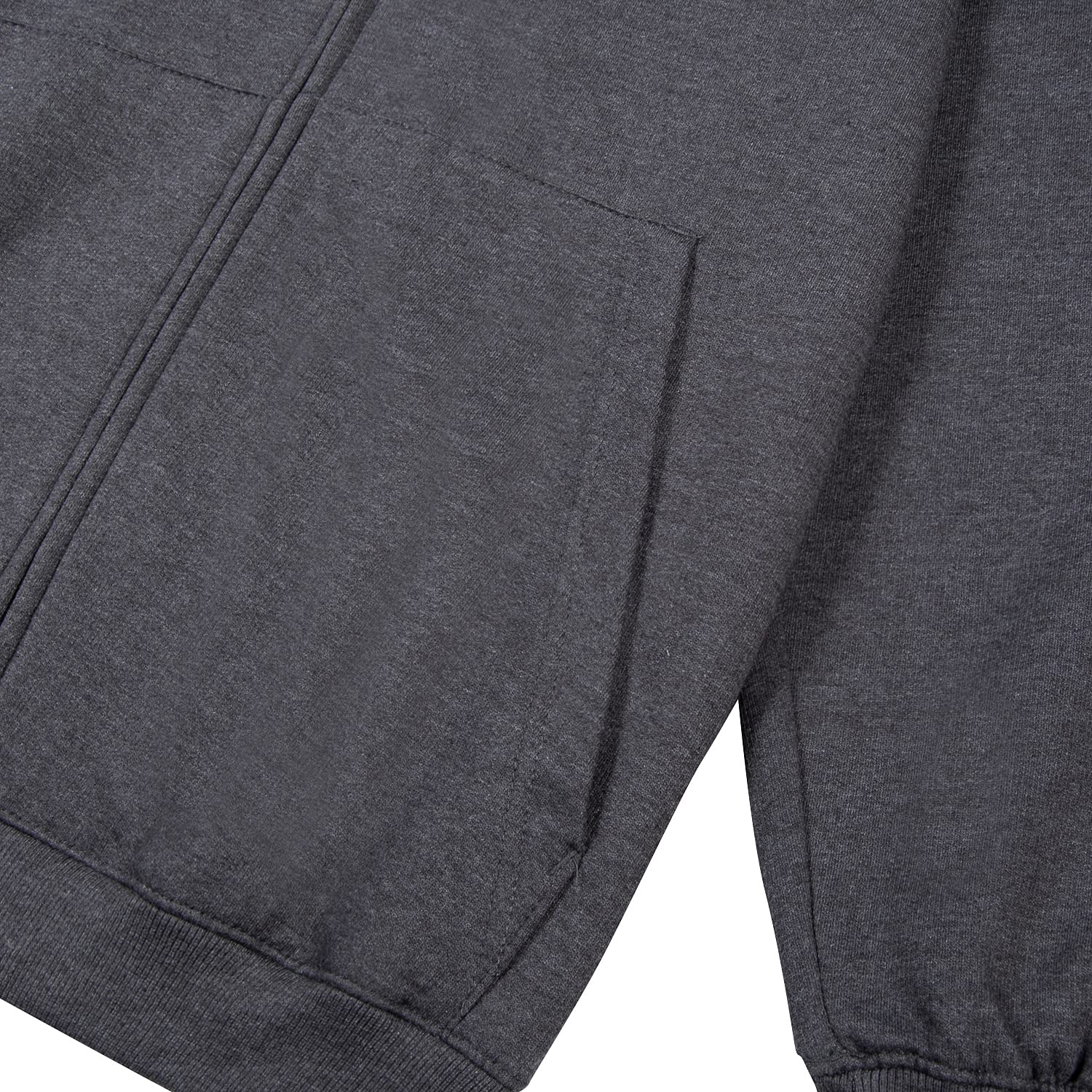 Champion Big and Tall Zip Hoodies for Men – Men’s Heavyweight Zip Hoodie Jacket Charcoal Heather