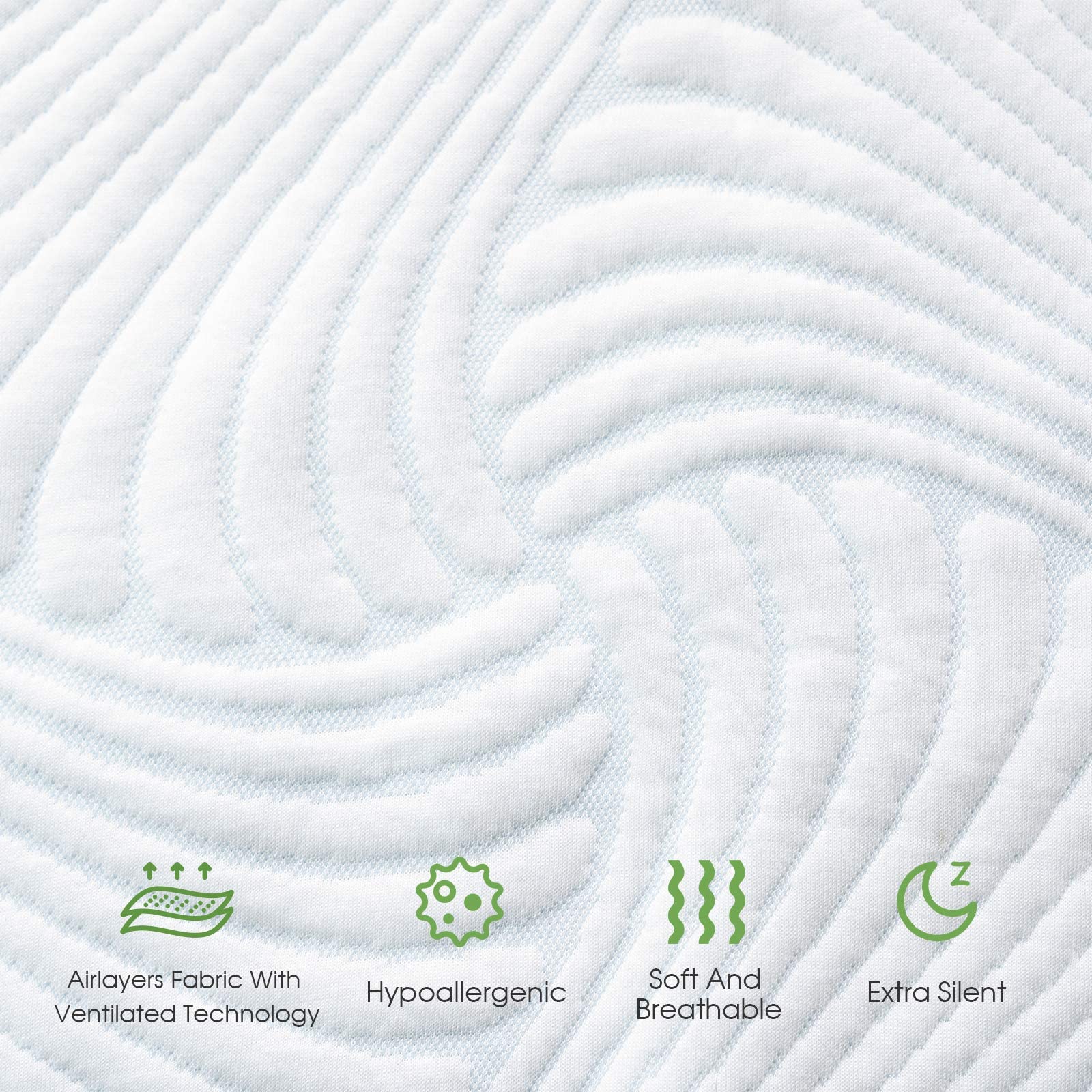 Full Size Electric Heated Mattress Pad 10 Heat Settings Single Control with Memory Timer for 1-12 Hours Auto Off, Lighted Button