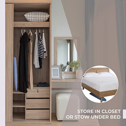 Bartnelli Tabletop Ironing Board Size 24x14 with Reinforced Steel Legs for Extra Stability, and Extra Layer Cover Padding for Smooth and Easy Ironing, Intelligent Locking System to Easily Fold Away