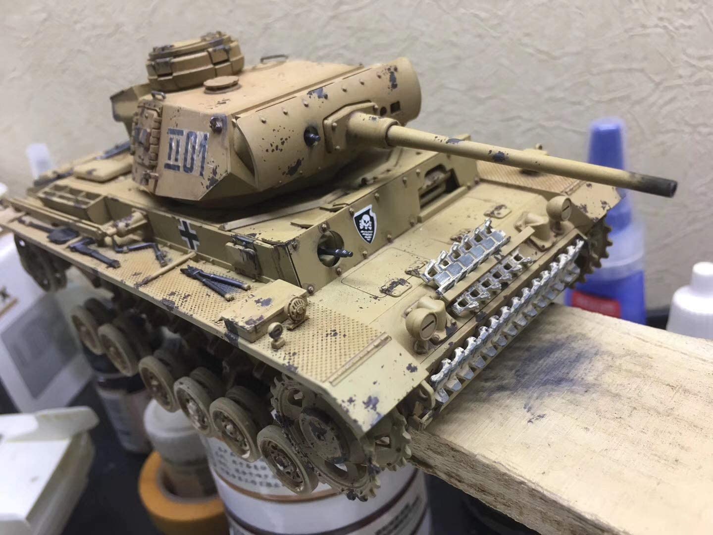 Warp United 1/35 Metal Track Type A Links: German Panzer III IV Tank Nashorn Hummel Mid Production Model Kit