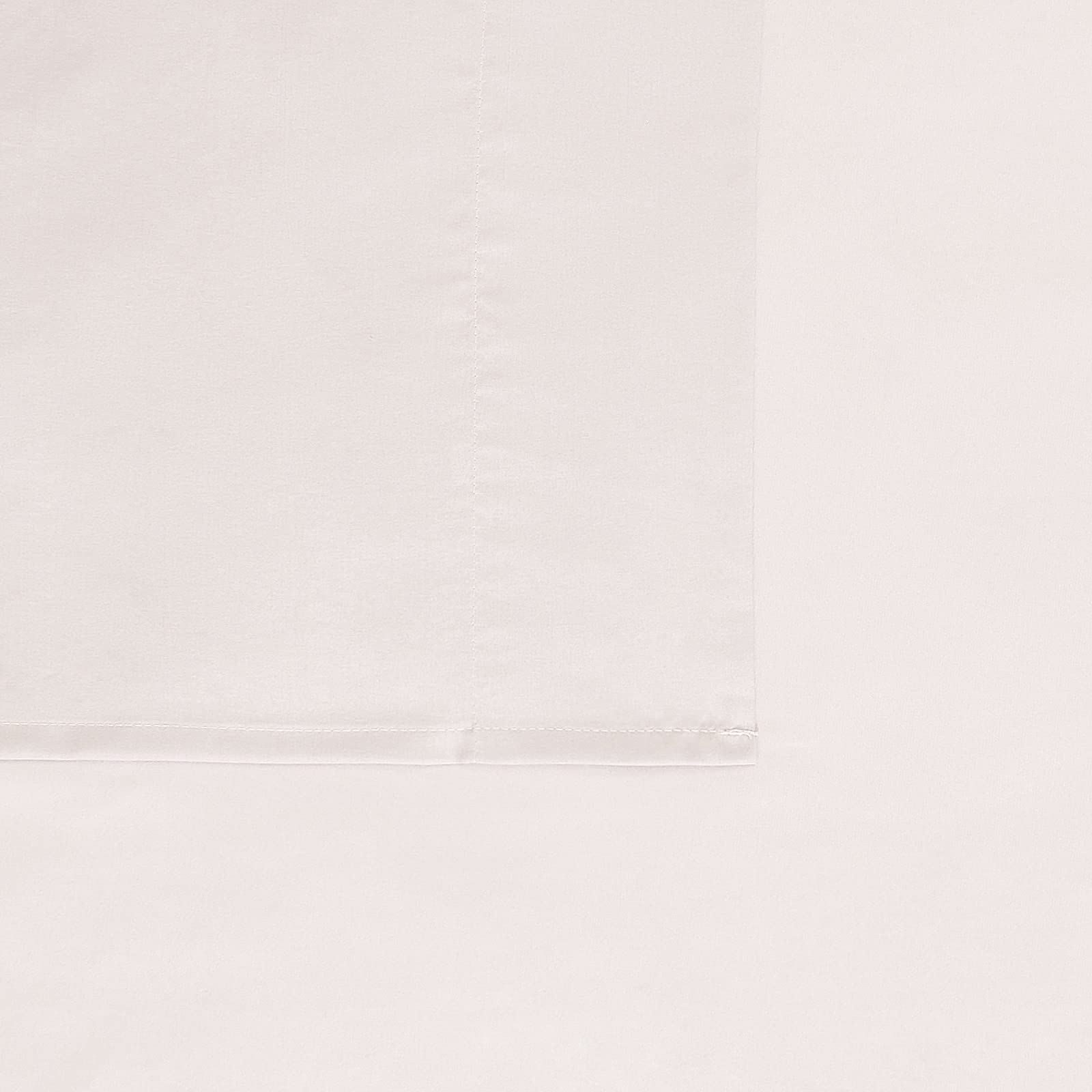 London Fog Garment Washed Solid Sheet Set White Microfiber 3-Piece Twin Sheet Set, Solid Themed, Deep Pocket, Adult and Teen, Oeko-TEX Certified