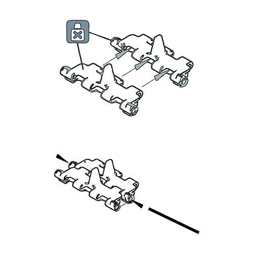 Warp United 1/35 Metal Track Type A Links: German Panzer III IV Tank Nashorn Hummel Mid Production Model Kit