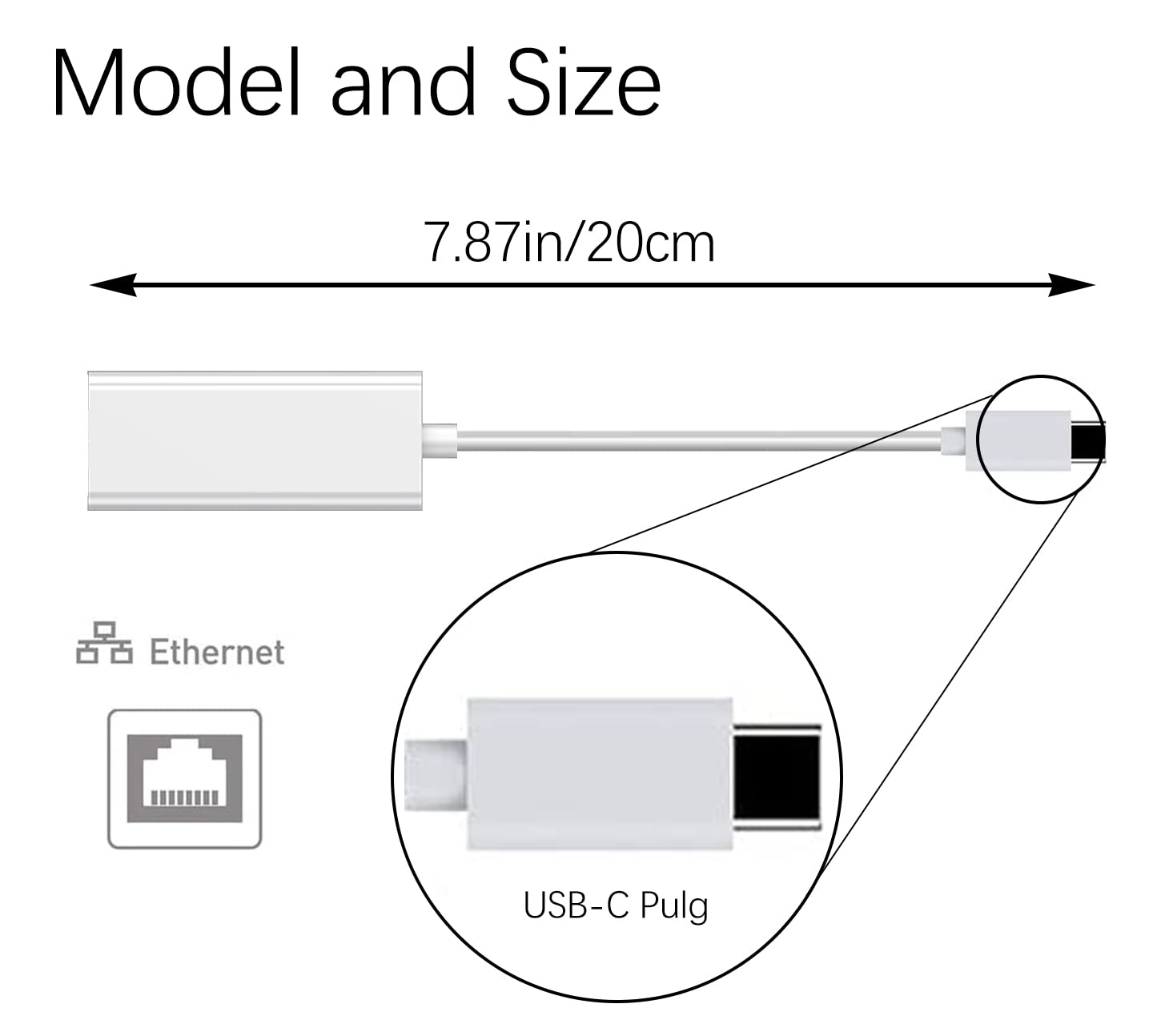 USB-C to Ethernet Adapter,Type-C to RJ45 LAN 10 100 Network Wired Adapter Compatible with Nintendo Switch Wii Wii U MacBook Surface Notebook PC Windows XP Vista Mac/Linux ASIX AX88772 Chipset