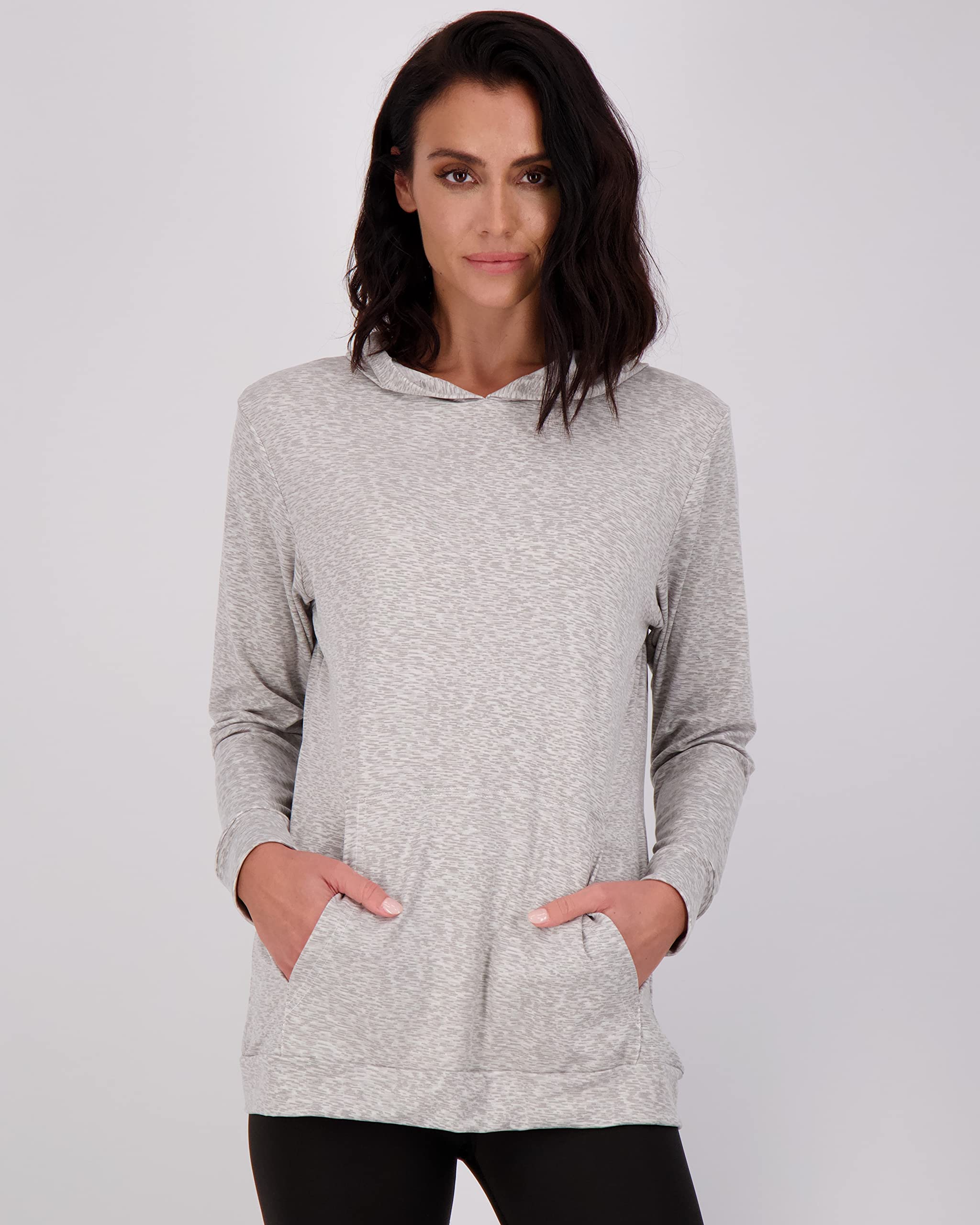 3 Pack: Women's Long Sleeve Hoodie Pullover Casual Sweatshirt Fashion Camo Tie Dye Quick Dry Fit Lounge Active Yoga Running Athletic Exercise Gym Workout Outdoor Top Ladies Kangaroo Pocket- Set 7, 2XL