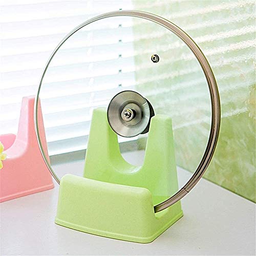 DRNKS Wall Mounted Home Kitchen Storage Organization Spoon Pot Lid Holder Practical Chopsticks Spoon Storage Rack Lid and Spoon Rack Lid Holder-Pot Lid Rack Pan Lid Suitable for Kitchen