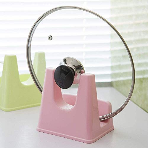 DRNKS Wall Mounted Home Kitchen Storage Organization Spoon Pot Lid Holder Practical Chopsticks Spoon Storage Rack Lid and Spoon Rack Lid Holder-Pot Lid Rack Pan Lid Suitable for Kitchen