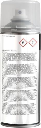 JENOLITE Directorust Spray Paint for Metal - COBALT BLUE - Gloss Finish for Indoor and Outdoor use - Multi-Surface for Metal, Plastic, Ceramic, Wood & Rusted Surfaces - 400ml (13.52fl oz), RAL5013