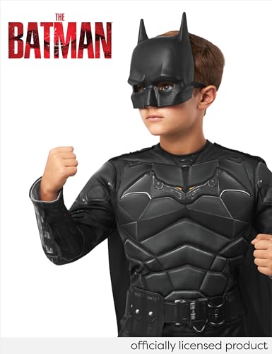 Rubies DC Comics The Batman Movie Deluxe Boy's Batman Costume for Themed Parties and Halloween, Small
