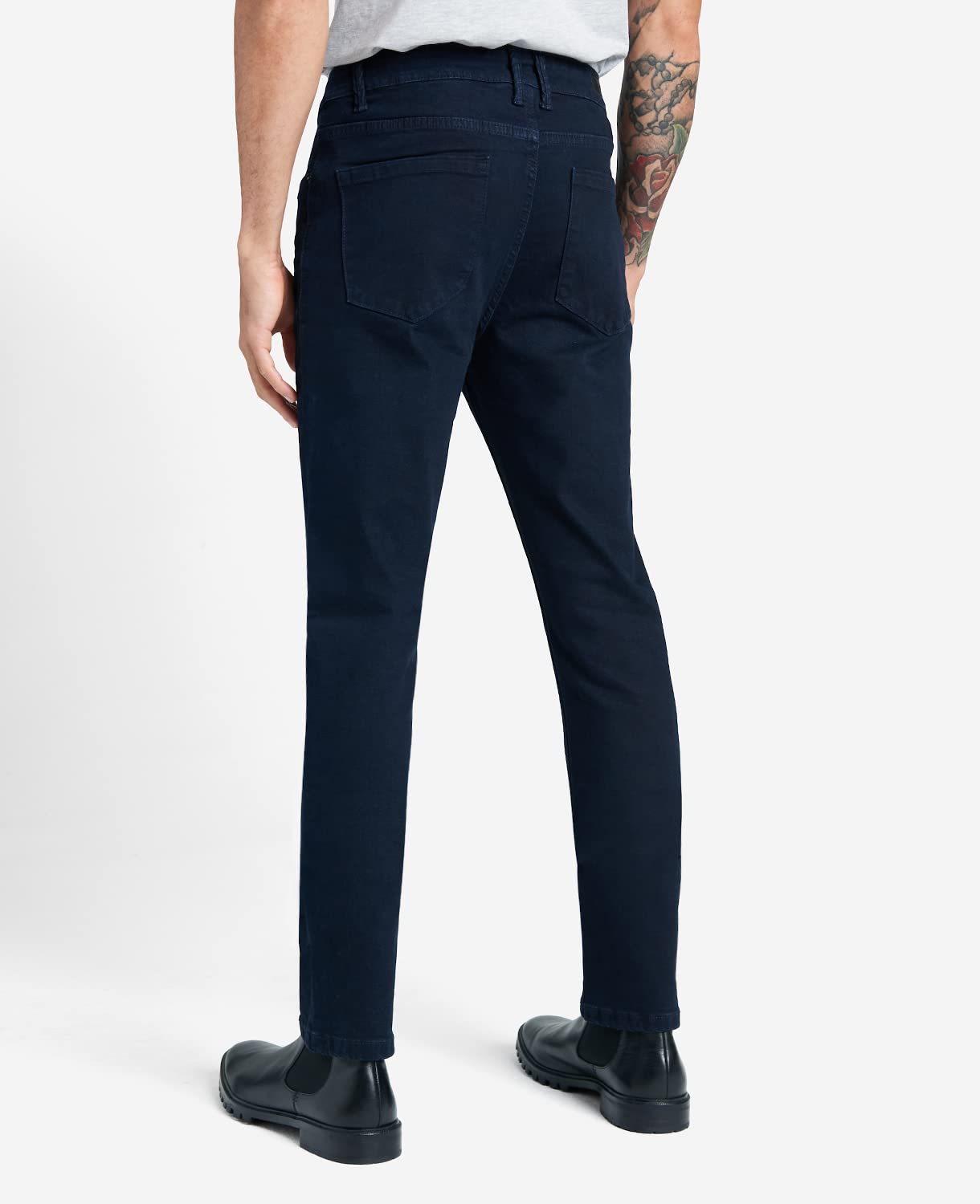 Kenneth Cole Mens Jeans Slim Fit - Men's Jeans Stretch Denim - Blue Jeans for Men Slim Fit (Downing, 28x30)